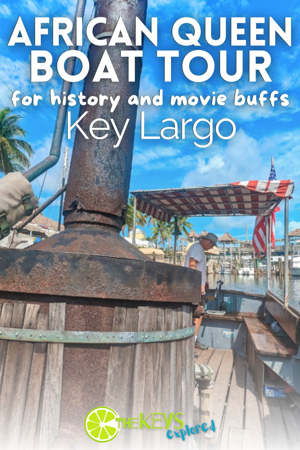 African Queen Boat Tour in Key Largo for Film and History Buffs