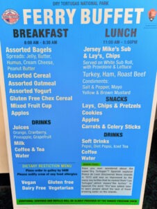 Taking the Boat to Dry Tortugas National Park from Key West